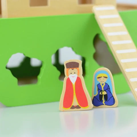 Tegan Didoli Siapiau - Arch Noa | Wooden Shape Sorter - Noah's Ark ...